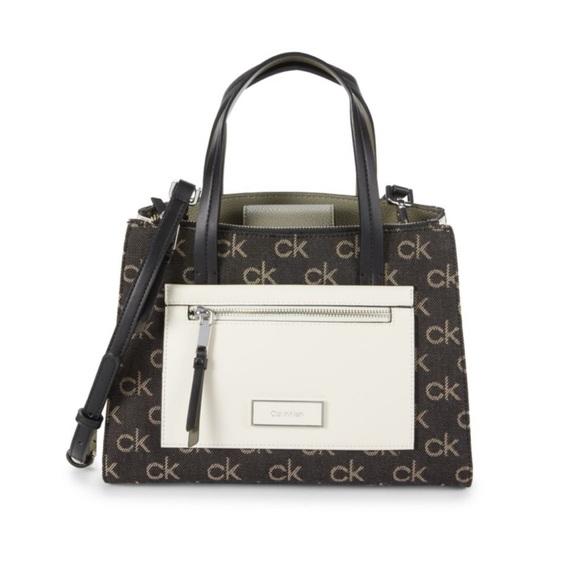 Calvin Klein | Bags | Calvinklein Hadley Signature Colorblocked ...